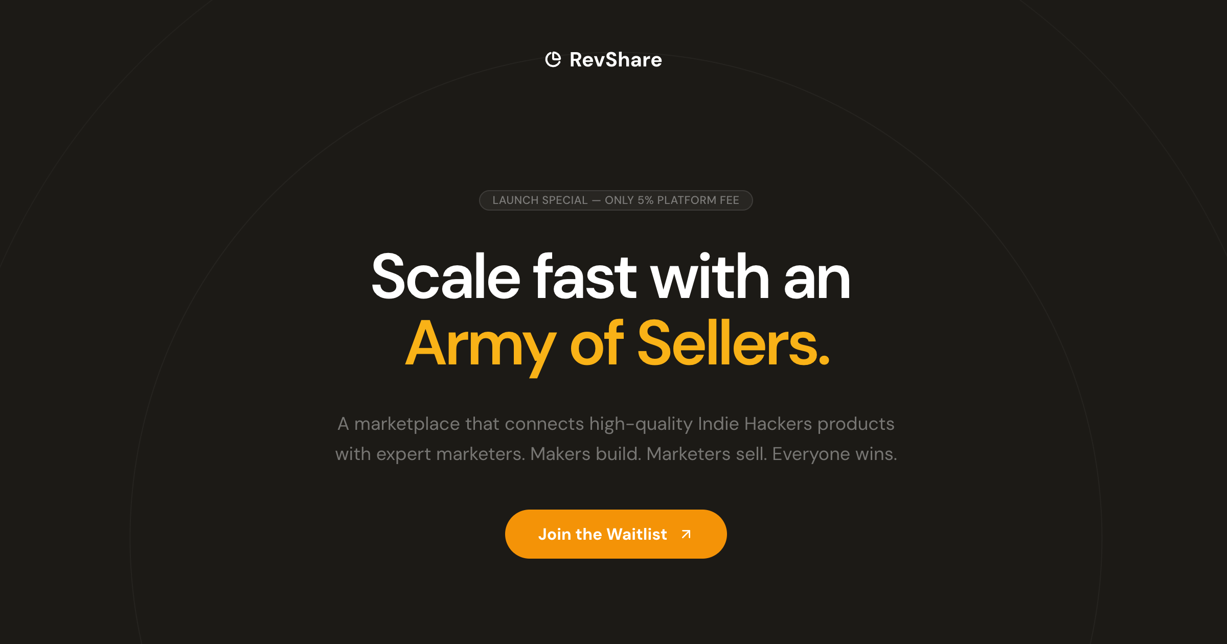RevShare - Revenue Share Marketplace for Indie SaaS